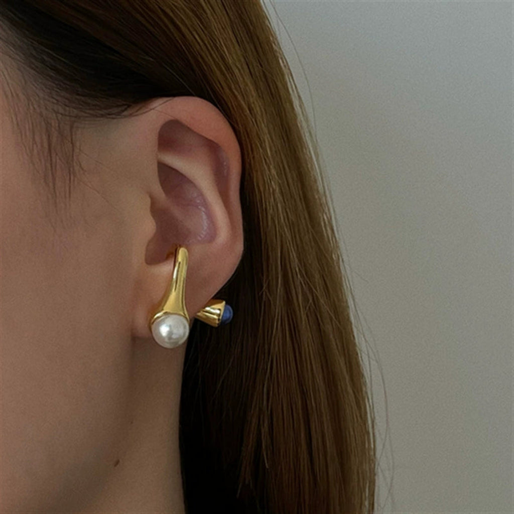 Two ways to wear Pearls Stud Earrings jlt13479