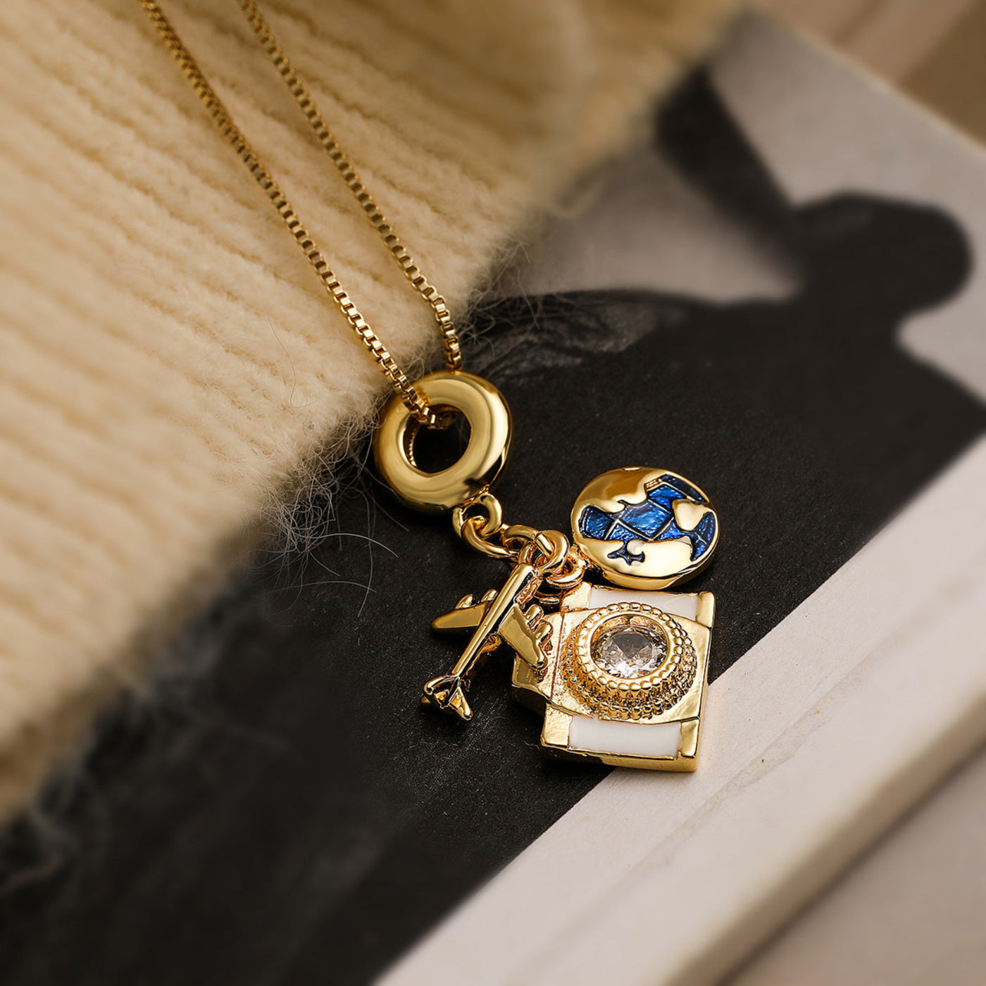 Travel Charm Necklace JLTN0867