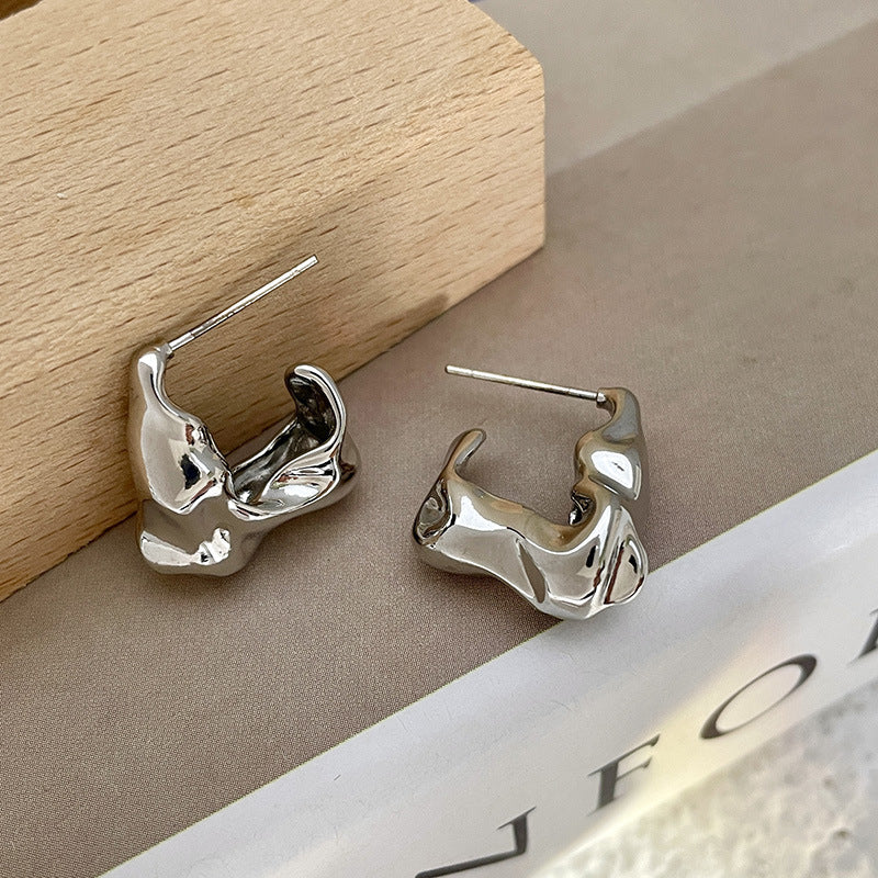Just Lil Things Silver Pin Earrings jlt12095